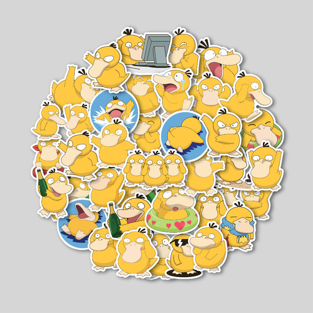 Jual STICKER PACK PSYDUCK POKEMON | STICKER TUMBLR | STIKER LAPTOP ...