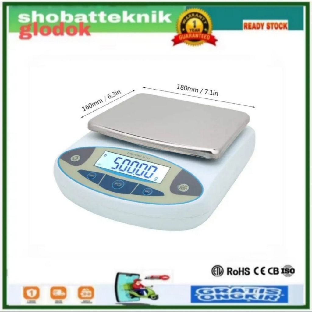 Jual Timbangan Digital Lab, Obat,Kimia 5 kg(5000 Gram ) / 0,01 gram ...