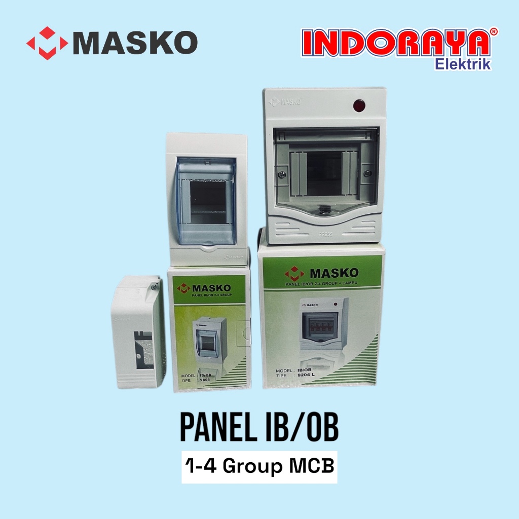 Jual Box MCB Panel MASKO IB/OB - 1 hingga 4 Group | Shopee Indonesia