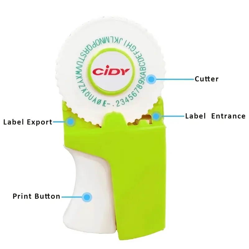 Jual C1880 embossing label maker / Mesin Printer Label Mini 3d Manual 2 ...