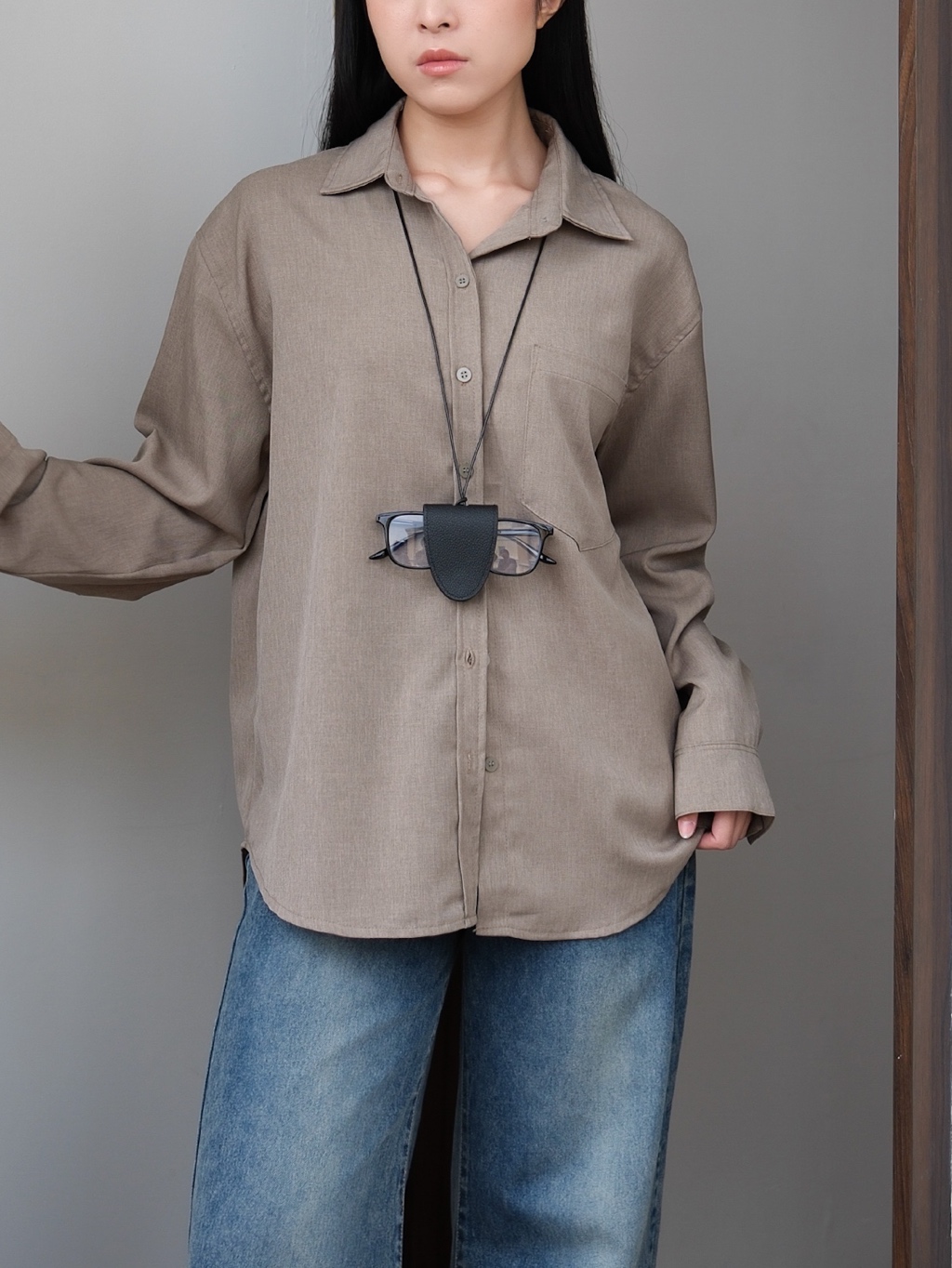 Jual HULM - Conor Semiwool Shirt | Kemeja Semiwool Wanita | Shopee ...