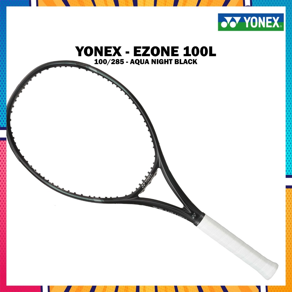 Jual YONEX Ezone 100L (285 gr) Aqua Night Black 2024 Racket Tennis Raket Tenis | Shopee Indonesia