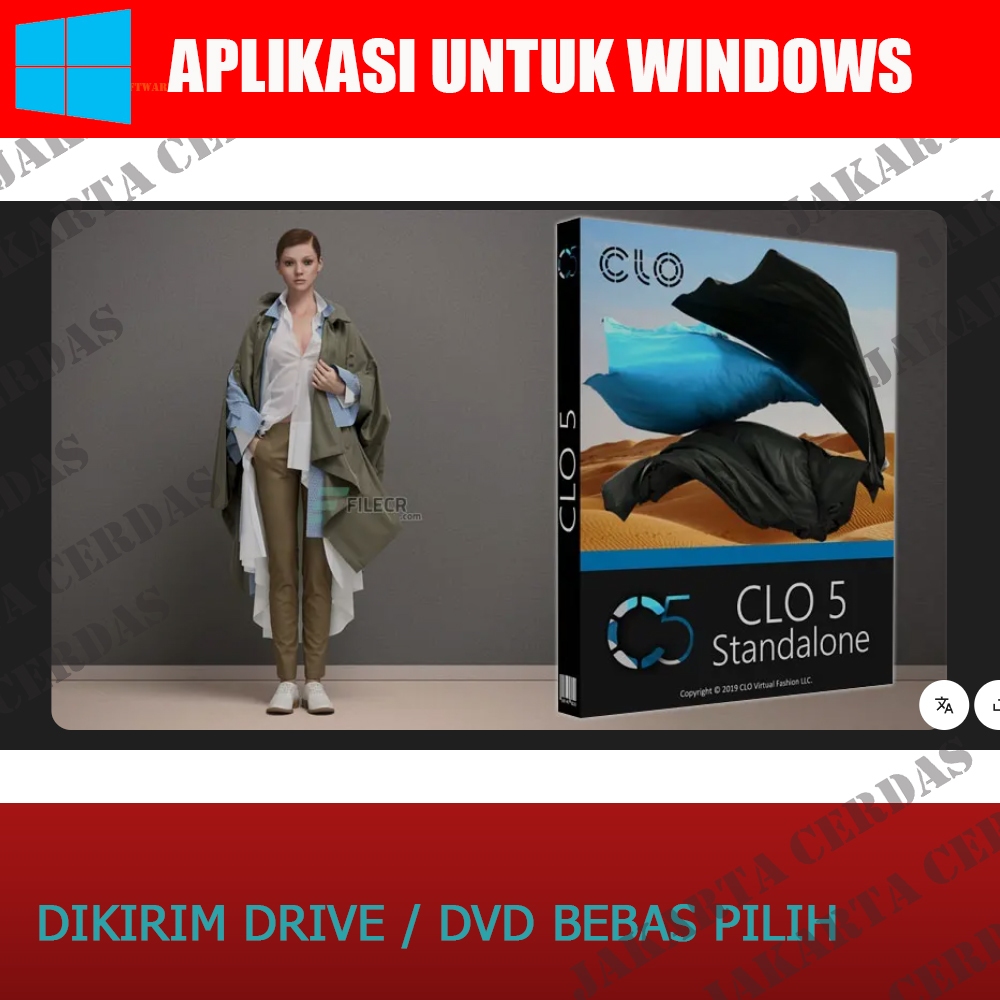 Jual Aplikasi CLO Standalone 2025.0.148 OnlineAuth x64 – Software Desain Fashion 3D Profesional ...