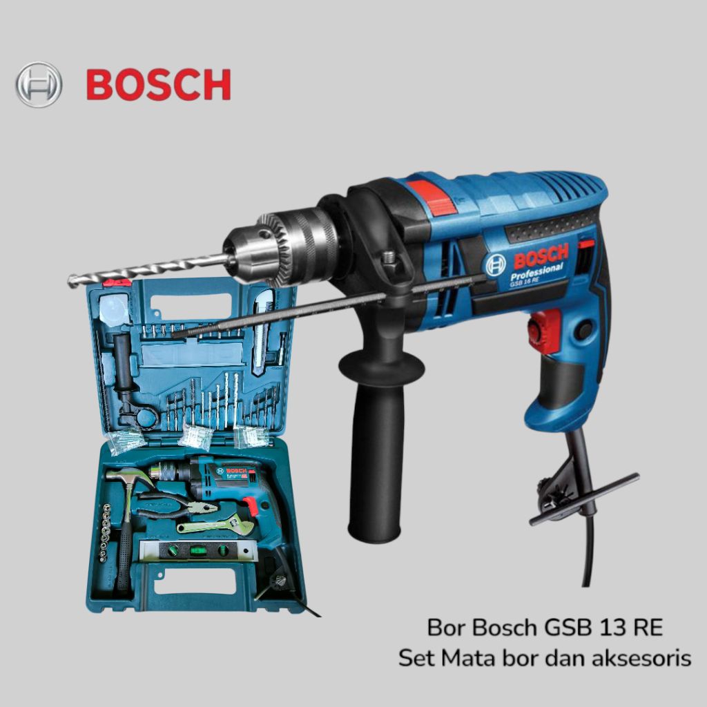 Jual Bor Bosch GSB 13 Re Hammer Drill Bosch 13mm Bor Beton Bosch Impact ...