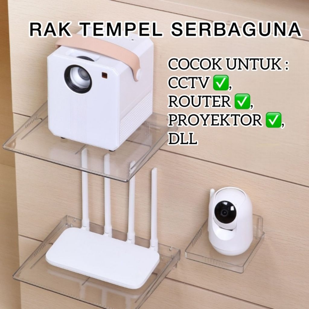 Jual Holder Rak dinding tempel minimalis dudukan cctv router wifi ...