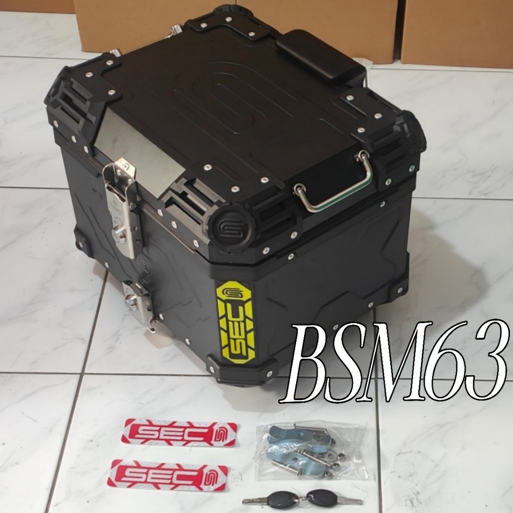 Jual Box Aluminium Kotak 45 Liter / Box Belakang 45 Liter Model kotak ...
