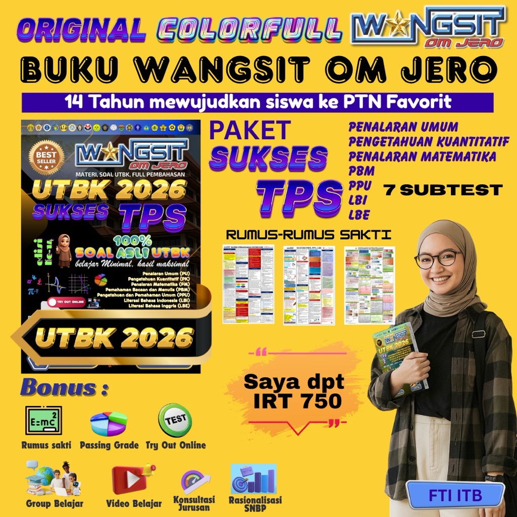 Jual [ BUKU WANGSIT TPS 2026] (ORI) TPS PLATINUM SKOLASTIK Buku Wangsit ...