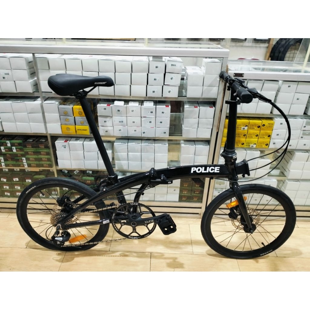 Jual Sepeda Lipat Police Diamond 9 Speed | Shopee Indonesia