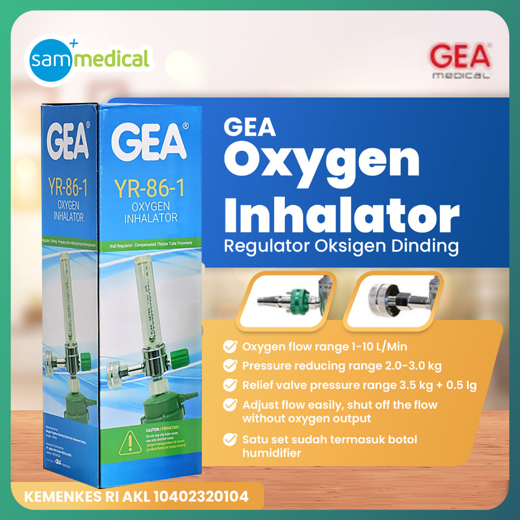 Jual GEA Regulator Oksigen Dinding model Colok YR 86 1 | Shopee Indonesia