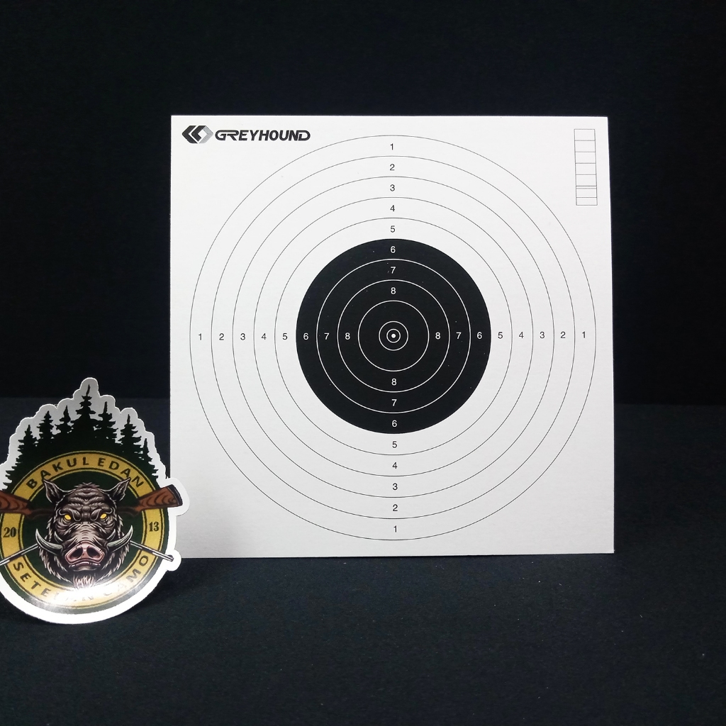 Jual KERTAS TARGET UKURAN 17X17 CM ISI 25 LEMBAR / TARGET SHOOTING ...