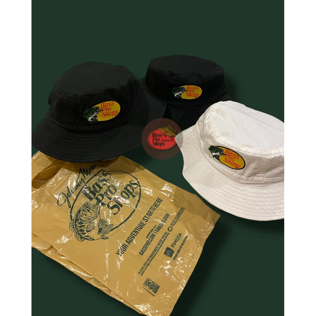 Jual Bass pro shops cap / topi bass pro shops original!!! Bucket Hat ...