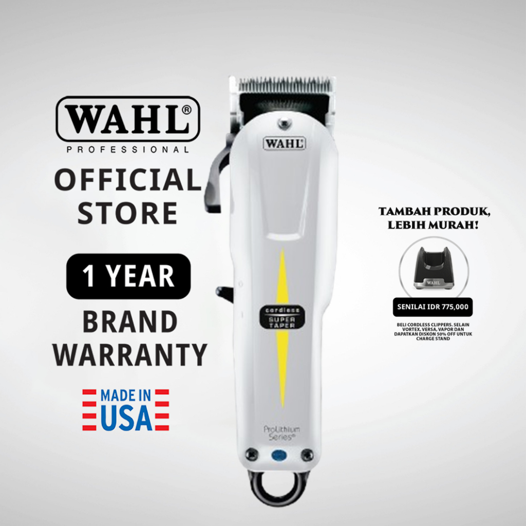 Jual Wahl Super Taper Cordless Clipper - Alat Cukur Rambut Profesional ...
