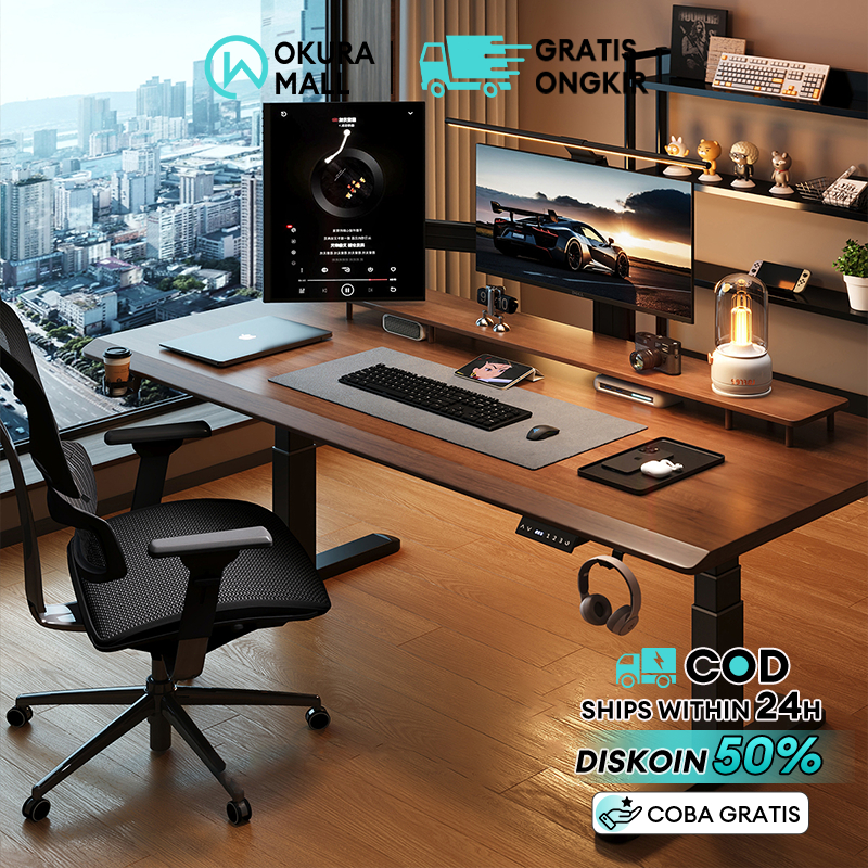 Jual Meja Kerja Elektrik Meja Belajar Meja Komputer Meja Kantor Gaming ...