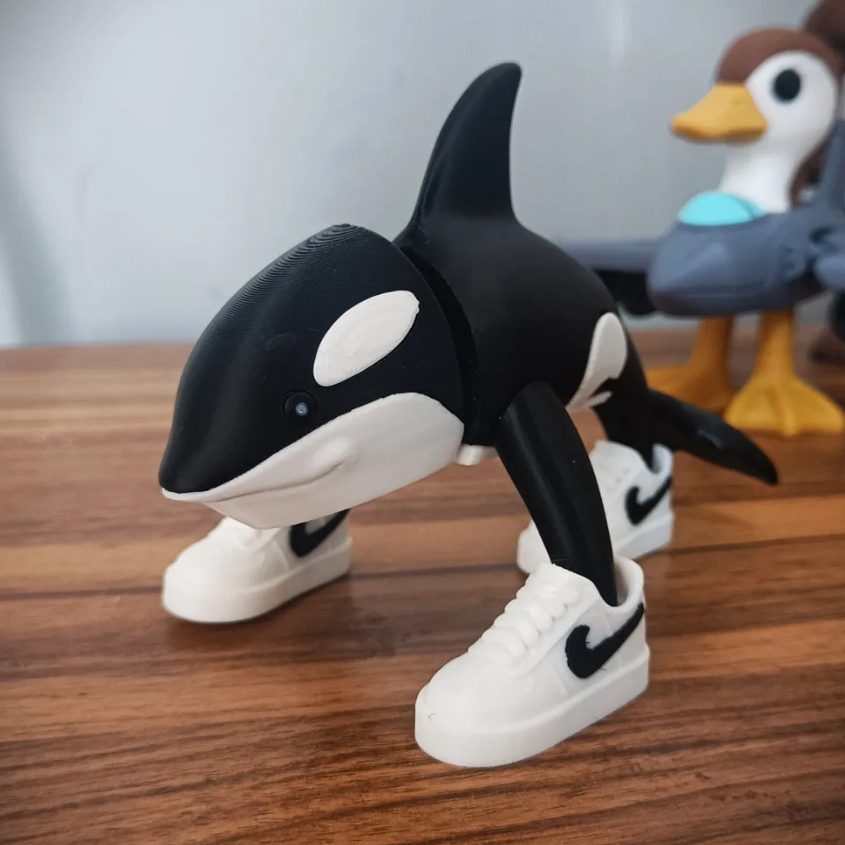 Jual Orcalero Orcala Flexi Articulated Mainan Brainrot Anomali Orca ...