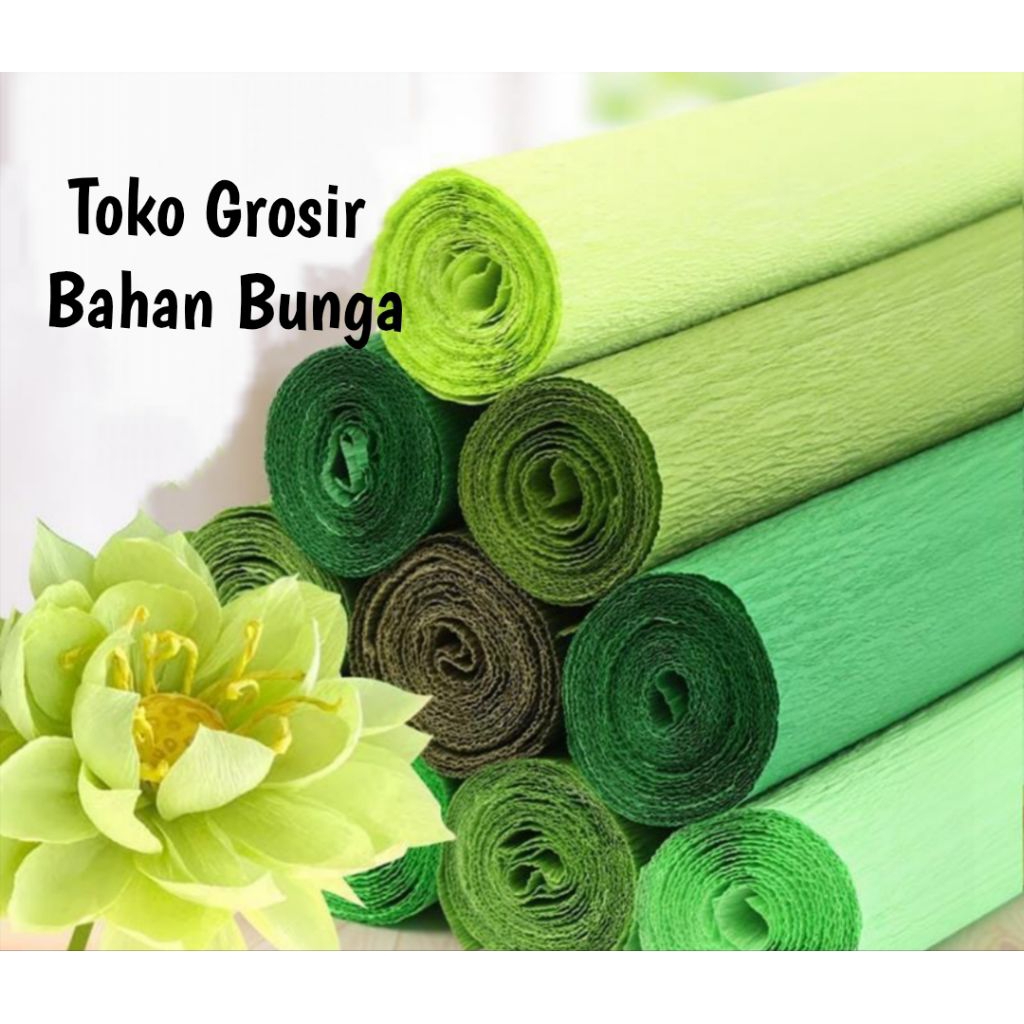 Jual 1 Roll Kertas Krep Italy 50 x 250 cm KERTAS CREPES ITALY / KREP ...