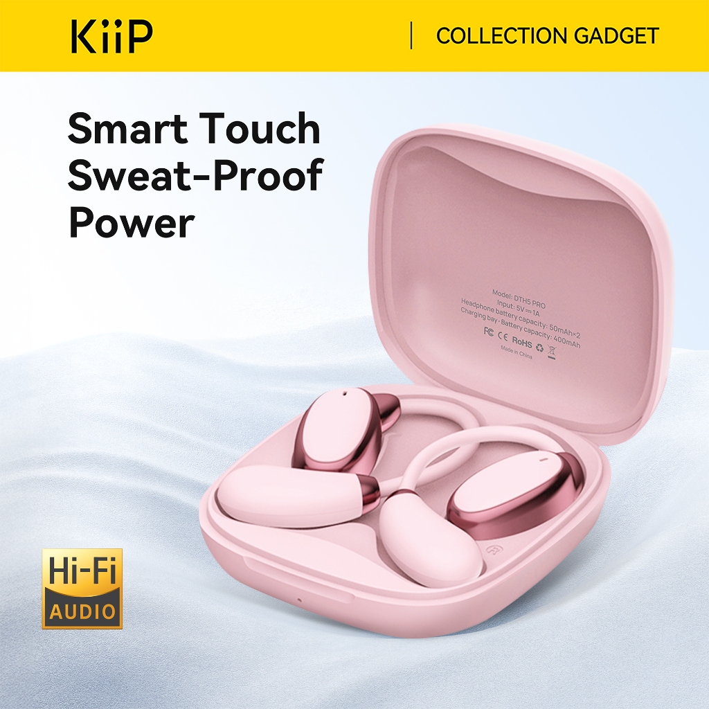 Jual Kiip Wireless DTH5 Tws Bluetooth Headset Headphone Earphone ...