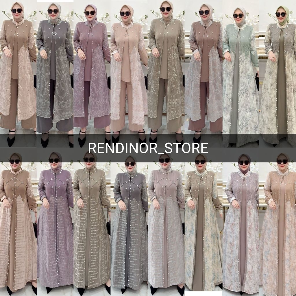 Jual GIANNI SET (GAMIS DRESS DAN OUTER) BY SHINBIE READY SIAP KIRIM ...