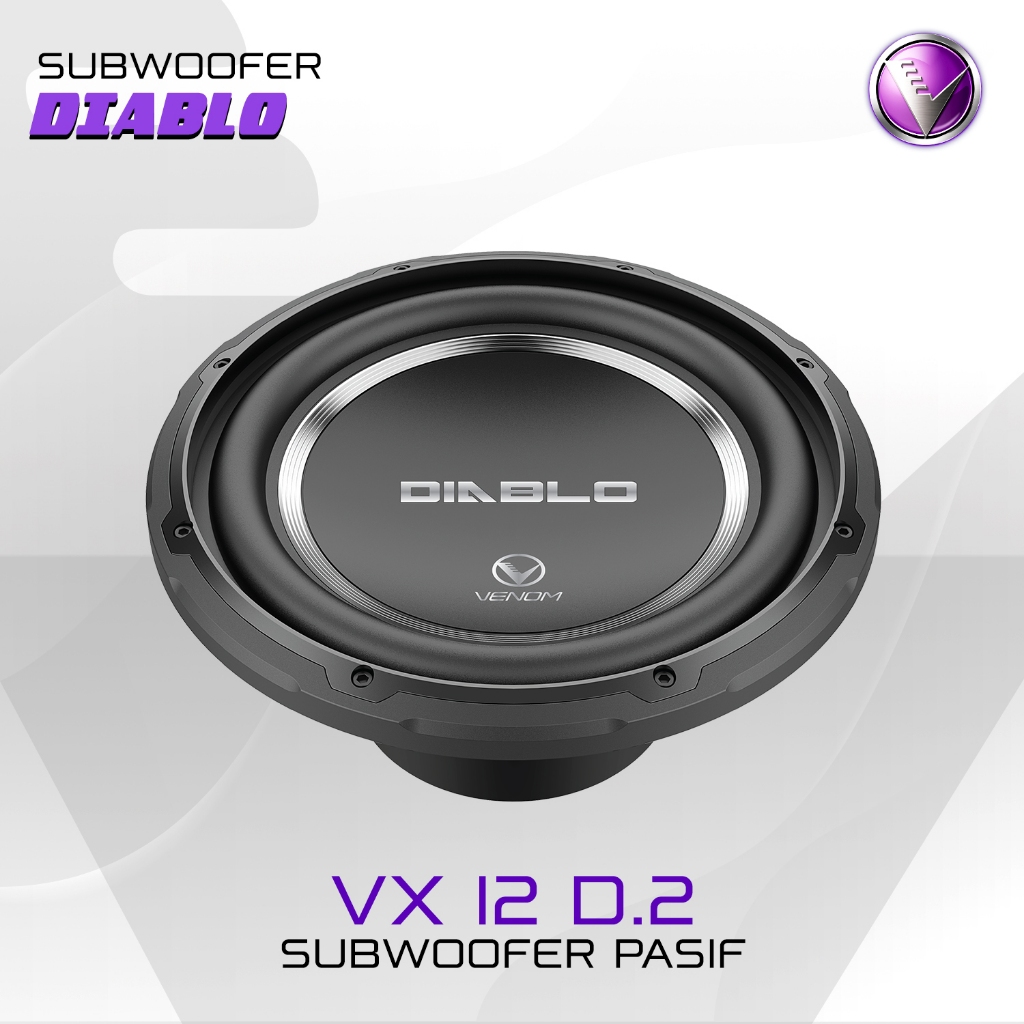 Jual Venom Diablo Series VX12D.2 Subwoofer Mobil 12 Inch 500W SVC ...