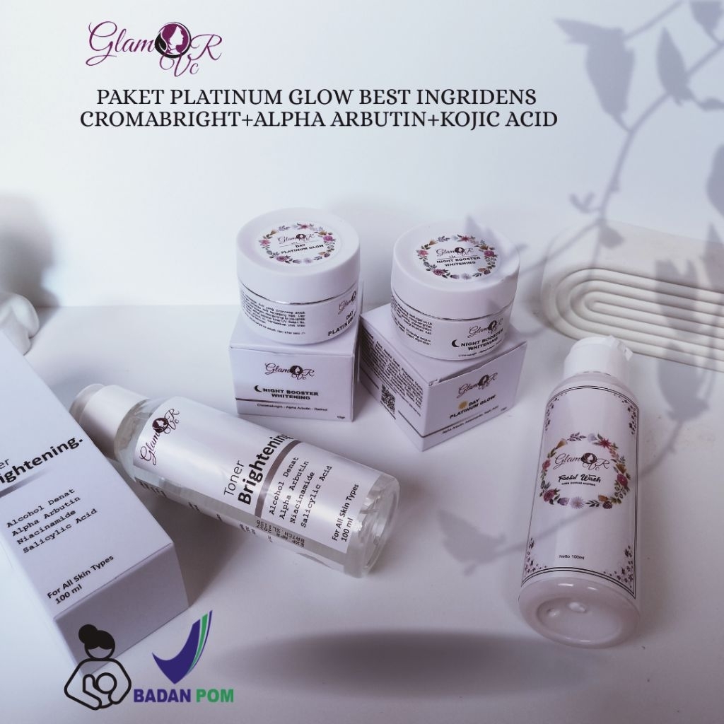 Jual GLAMOR OVC/ PAKET BOOSTER RETINOL (WHITENING DOSTING BPOM/10 X ...
