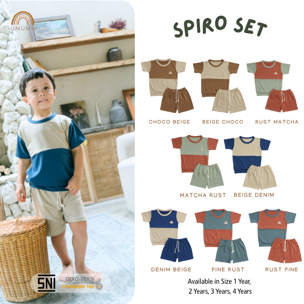 Jual UMUMU Spiro Set - Setelan Anak Laki Laki | Shopee Indonesia