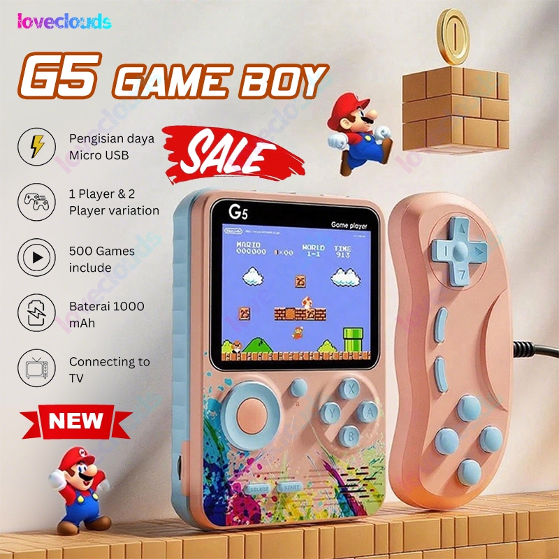 Jual Game Boy Game Bot Gameboy Console 1P/2P Portable Game Player Built ...