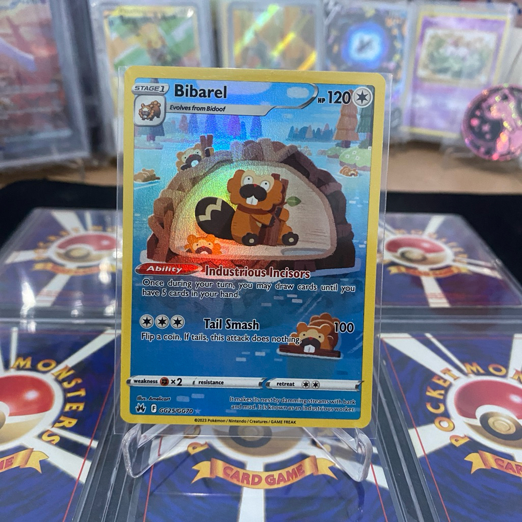 Jual Bibarel AR GG25/GG70 TCG Pokemon Crown Zenith 2023 ENG | Shopee ...