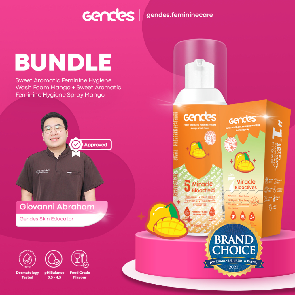 Jual Gendes Paket Promo Bundling Feminine Wash Foam Mango dan Sweet ...