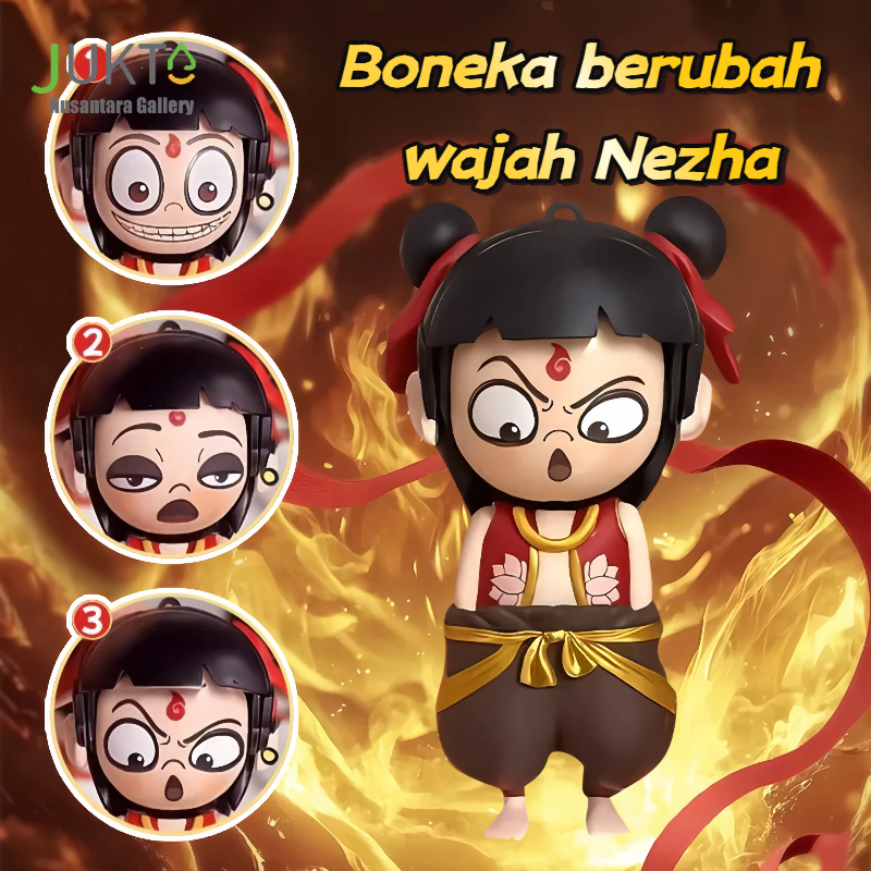 Jual JUKTA [COD] Boneka Nezha Berubah Wajah | Mainan Action Figure ...