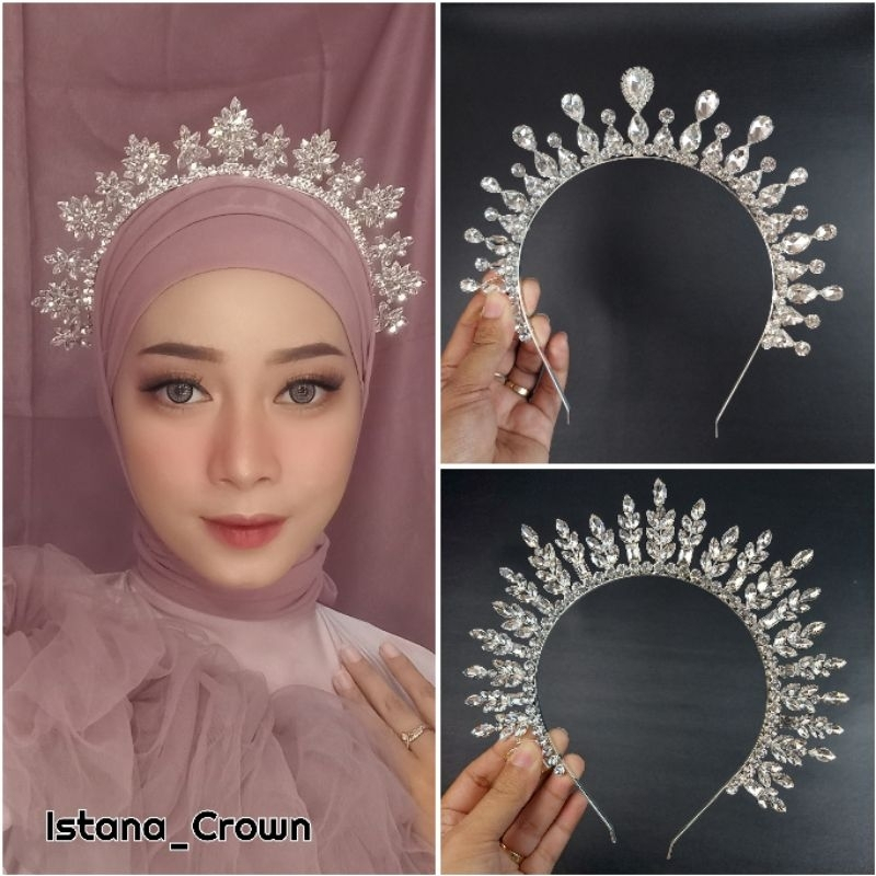 Jual Carissa Crown - Mahkota Pengantin - Wedding Crown Model Bando ...