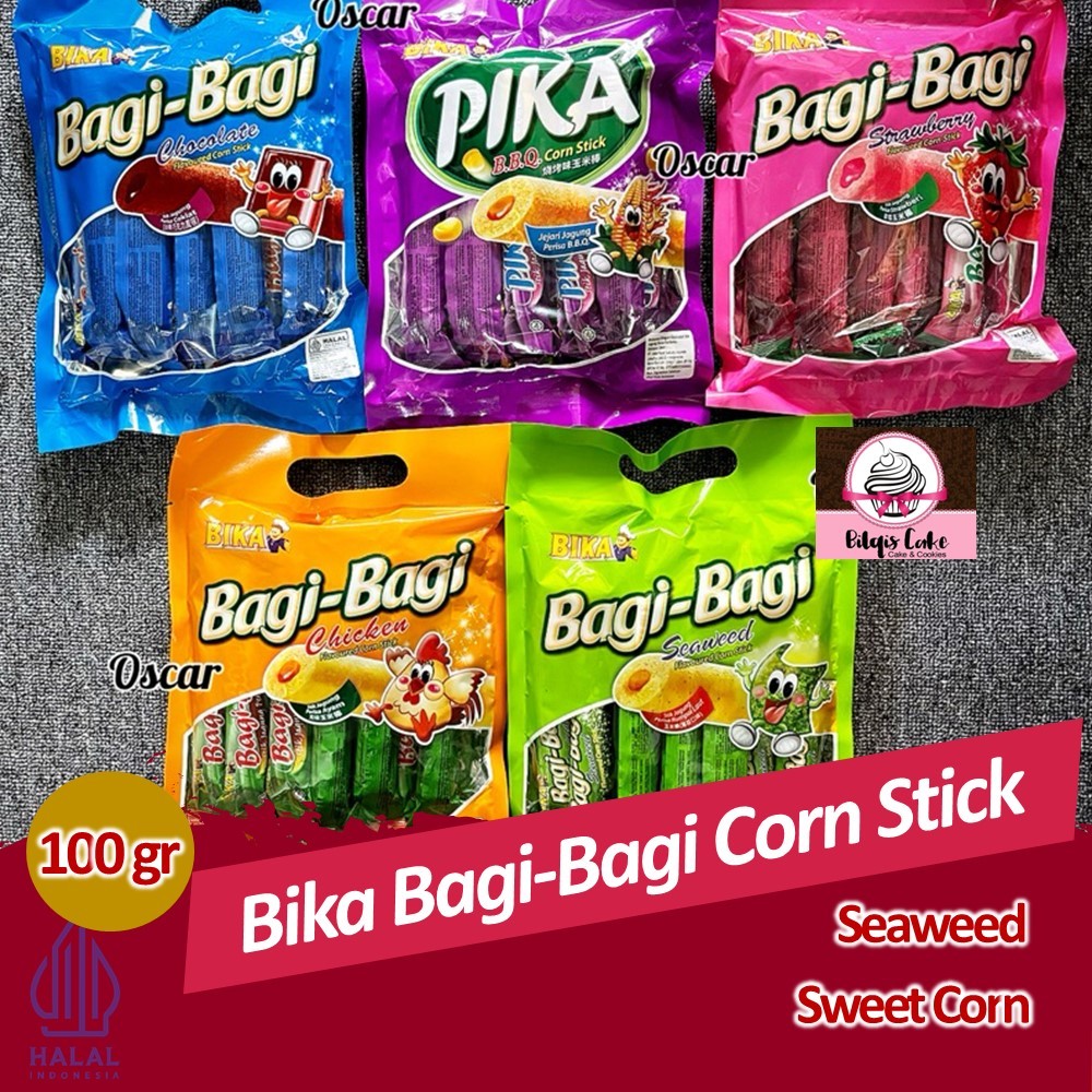 Jual Bika Bagi Bagi Corn Stick Rasa Seaweed and Sweet Corn Flavor stick ...