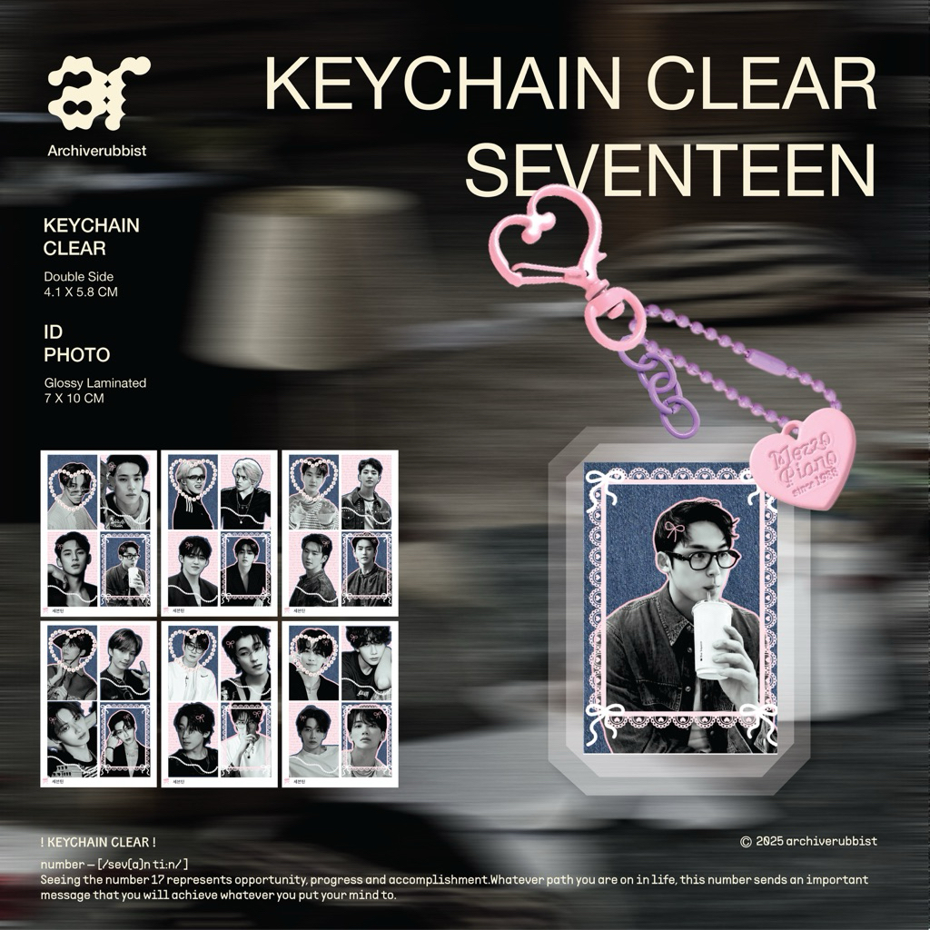 Jual KEYCHAIN CLEAR KPOP SEVENTEEN | GANTUNGAN TAS KPOP | Mingyu ...