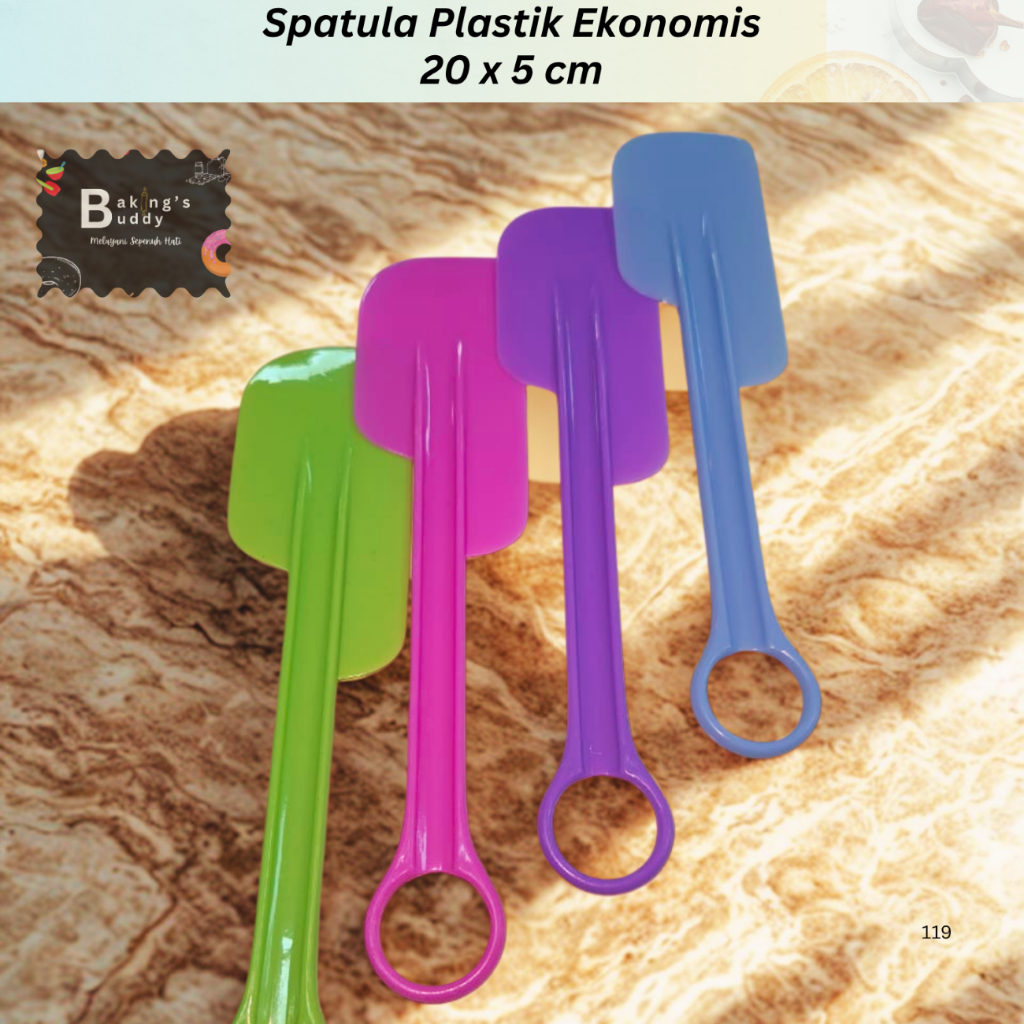 Jual Spatula Plastik Spatula Sudip Kecil Ekonomis isi 6 pcs | Shopee ...