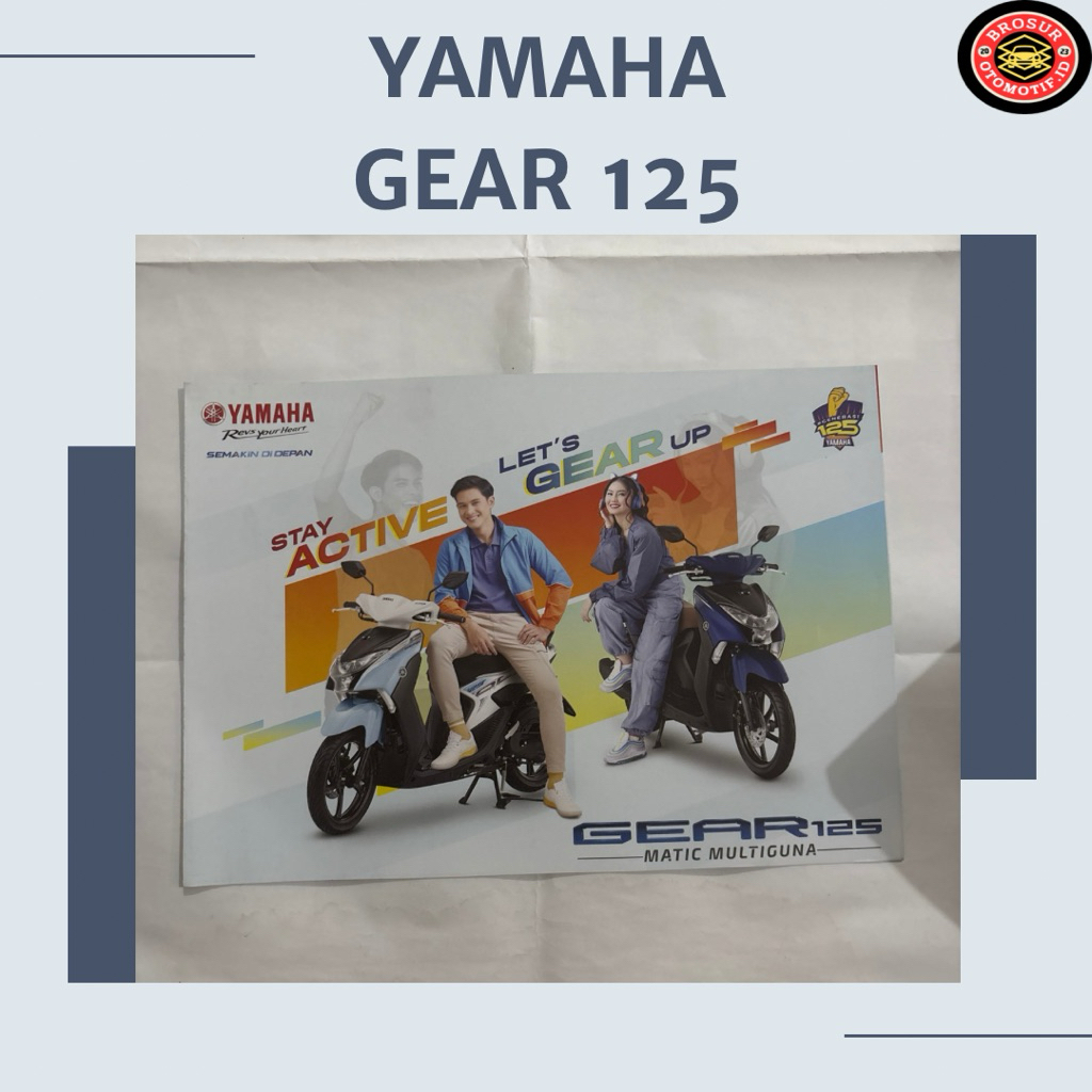 Jual Brosur Yamaha Gear 125 ( leaflet ) | Shopee Indonesia