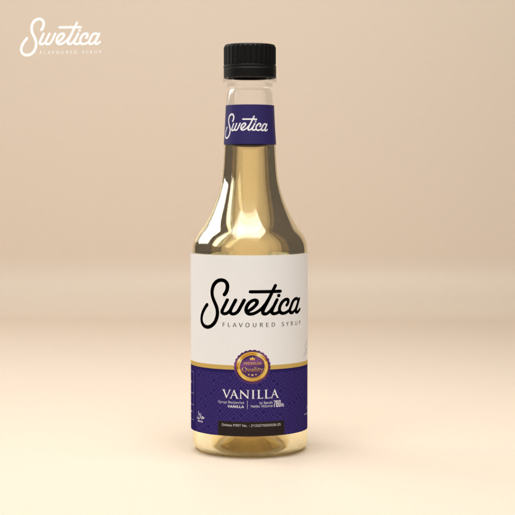 Jual Syrup Vanilla Premium 760 Ml Swetica Sirup Vanila | Sirup Vanilla ...