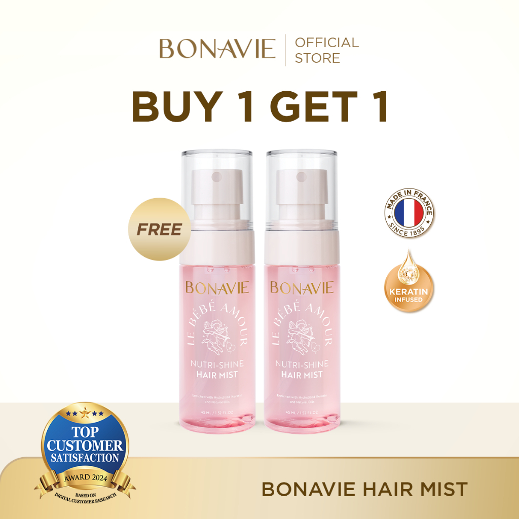 Jual [BUY 1 GET 1 FREE] Bonavie Nutri-Shine Hair Mist 45 ml | Shopee ...