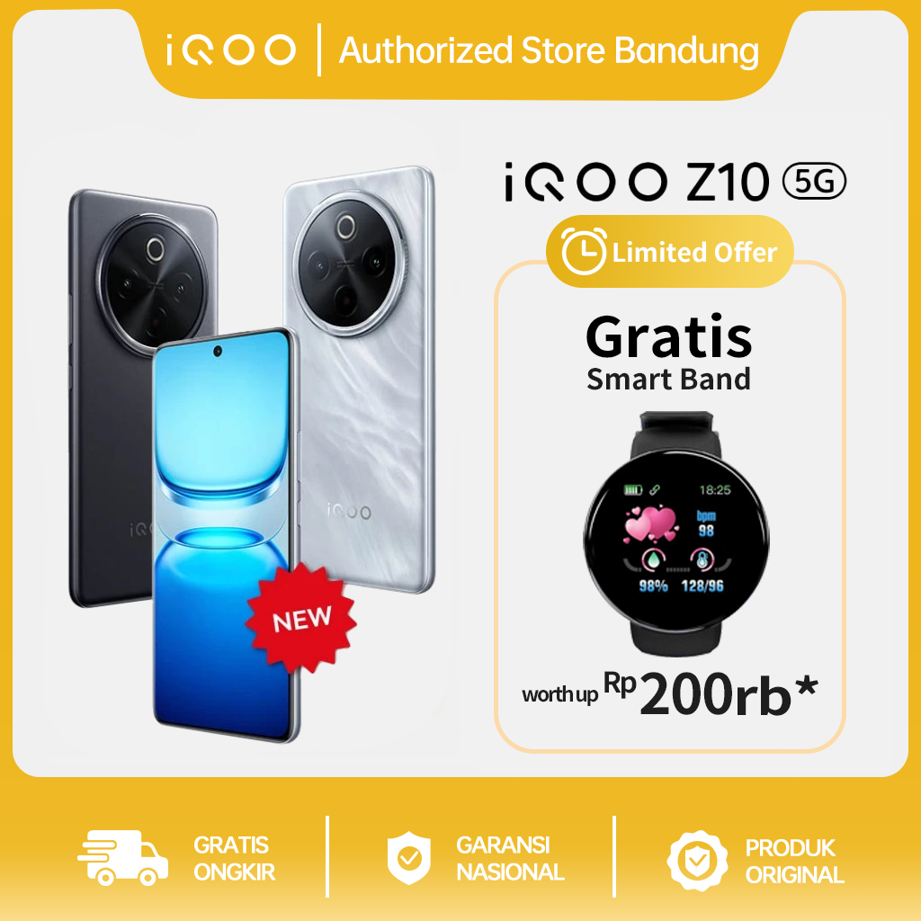 Jual vivo iQOO Z10,Snapdragon 7s Gen 3,7300mAh + 90Watt, AnTuTu 822,705 ...