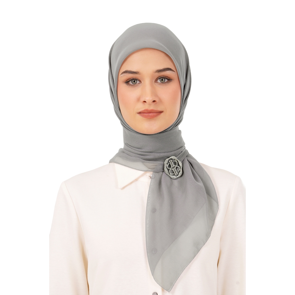Jual Nada Puspita - All Day Scarf - Ash | Shopee Indonesia