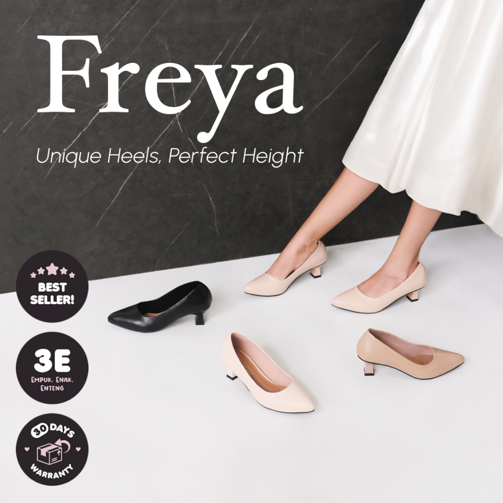 Jual Alivelovearts Freya Pantofel Heels 5cm Shoes Runcing Kantor Sepatu ...