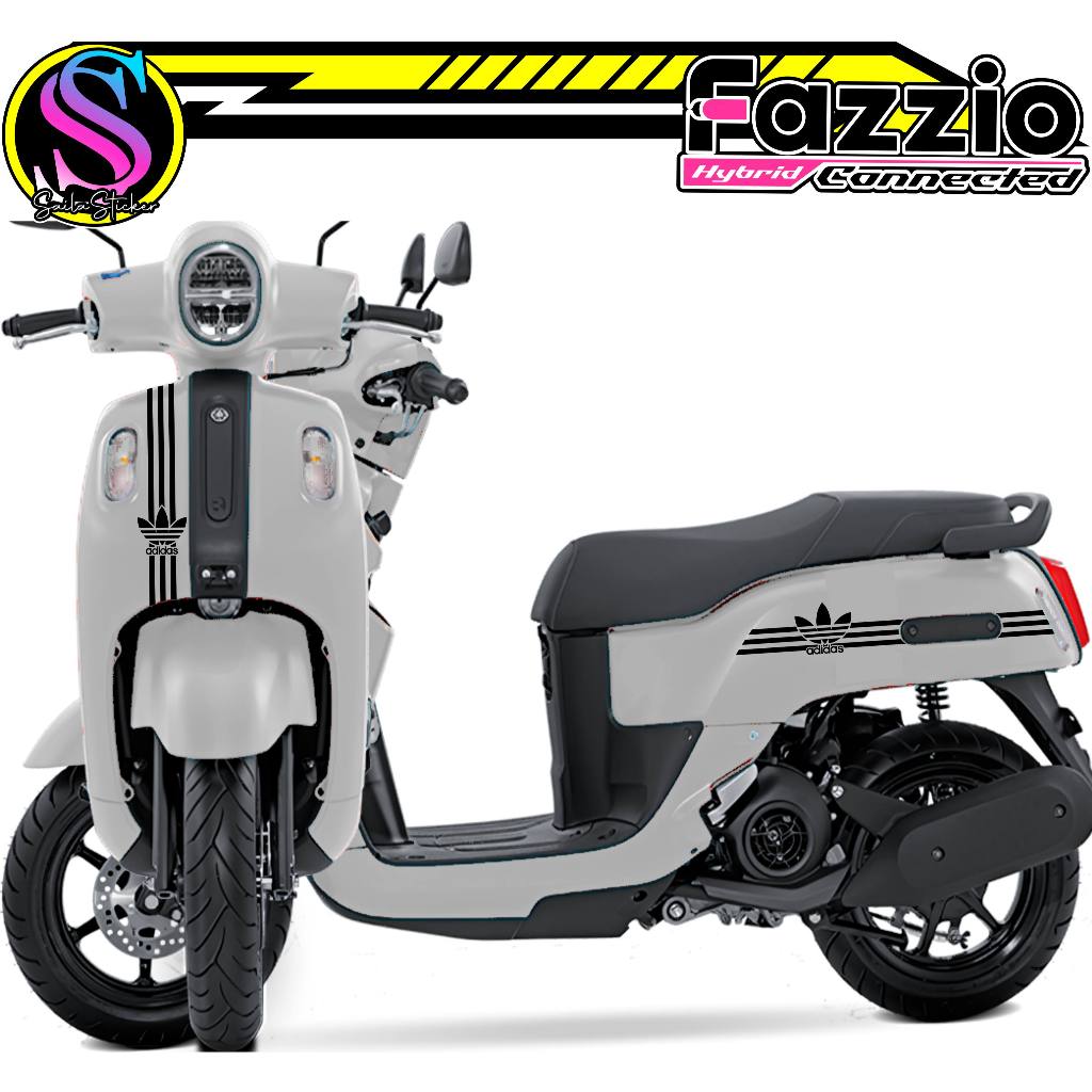 Jual 535/STICKER CUTTING/STIKER LOGO/STIKER FAZZIO LOGO ADIDAS/STIKER ...