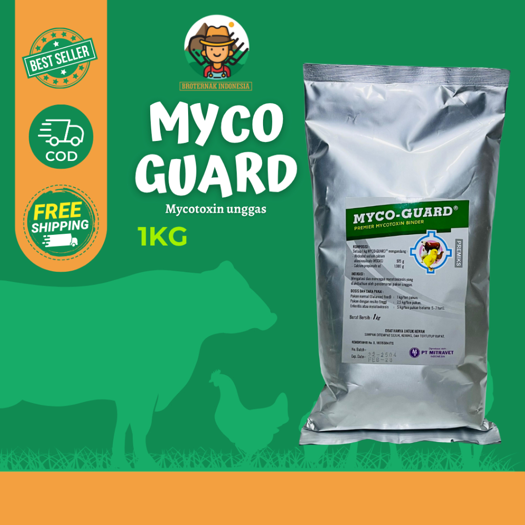 Jual MYCO-GUARD 1 KG MITRAVET - Mycoguard Anti Toxin Binder Freetox ...