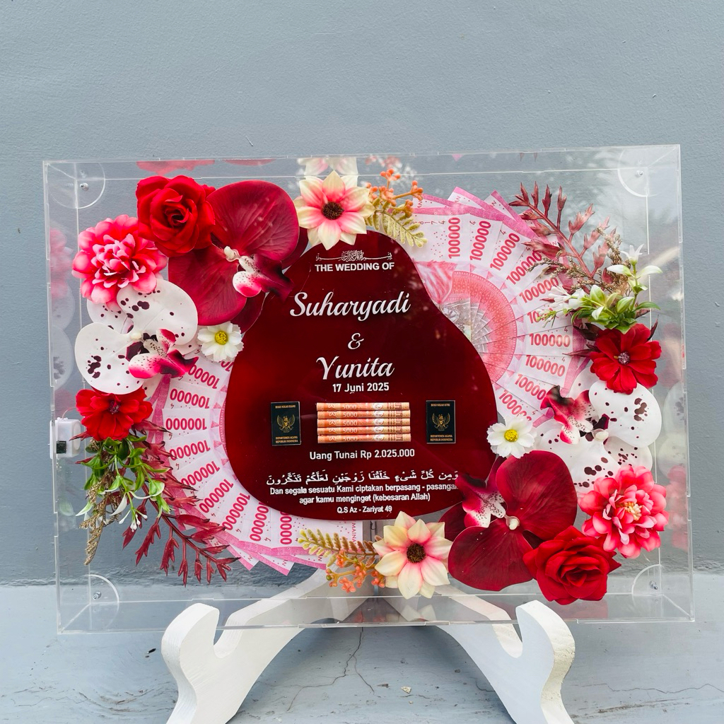 Jual [1-2 HARI JADI ] MAHAR FULL TETES AKR AKRILIK BOX PERNIKAHAN SET ...