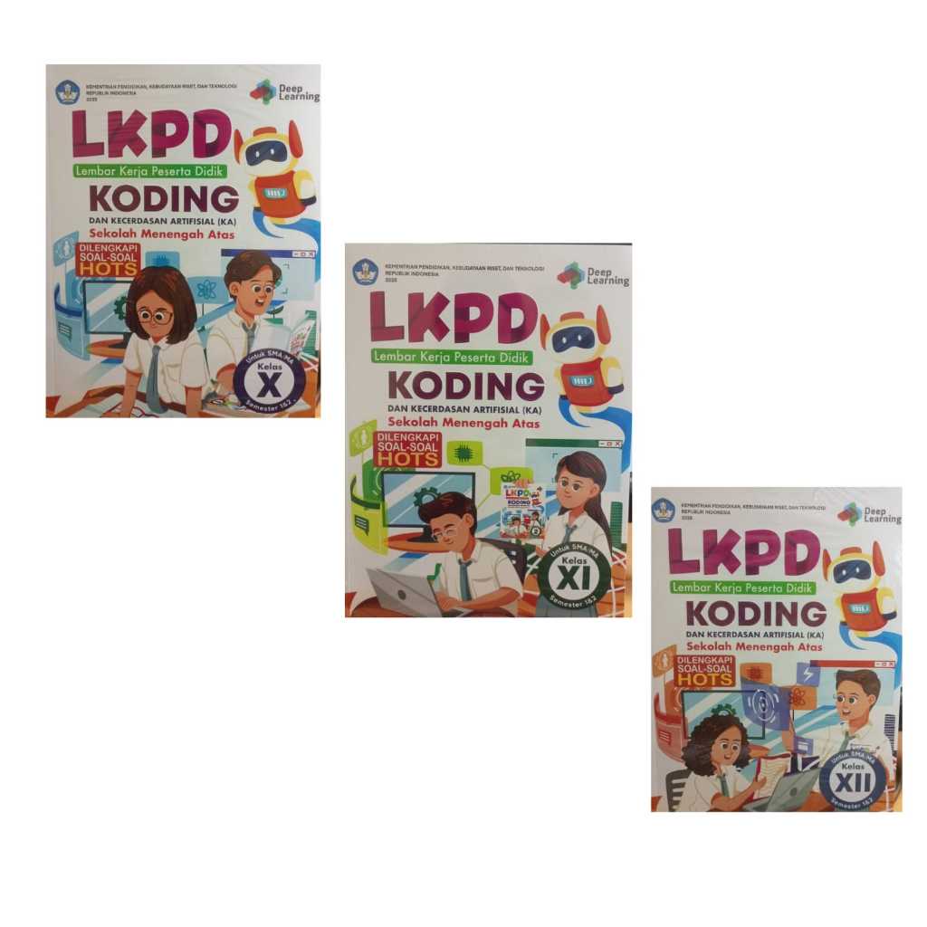 Jual LKPD KODING DAN KECERDASAN ARTIFISIAL (KA) SMA/MA KELAS 10-12 - TUNAS NUSA | Shopee Indonesia