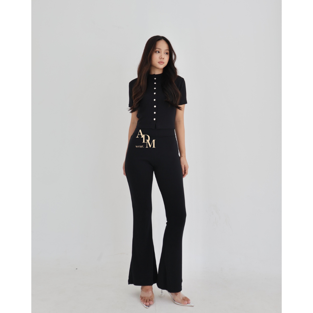 Jual ADM || Pamelo Pants Celana Wanita Knit || Celana Panjang Karet ...