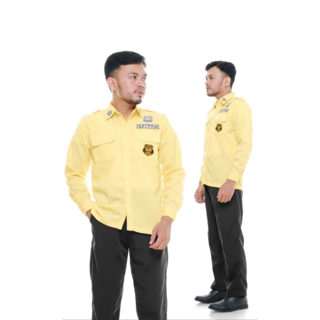 Jual Seragam Satpam Cream Seragam Dinas Harian Satpam PDL Cream Murah ...