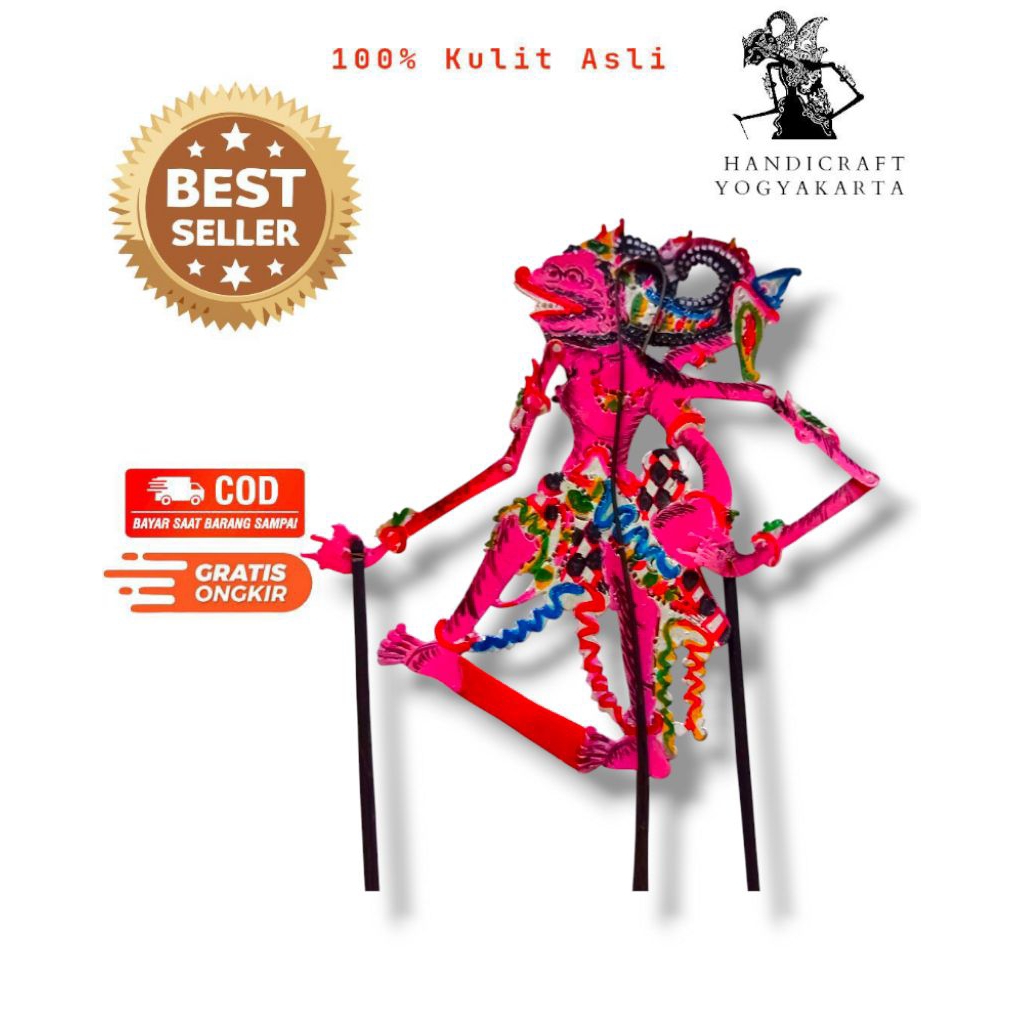 Jual ANILA wayang kulit/wayang anila anilo ukuran tinggi wayang -+45cm ...