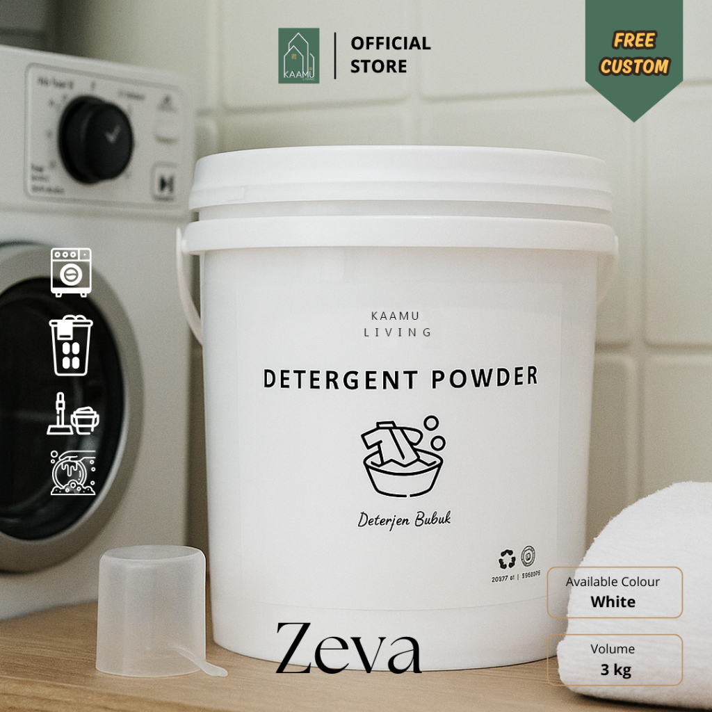 Jual KAAMU LIVING - ZEVA | Botol jerigen ember wadah kotak laundry ...