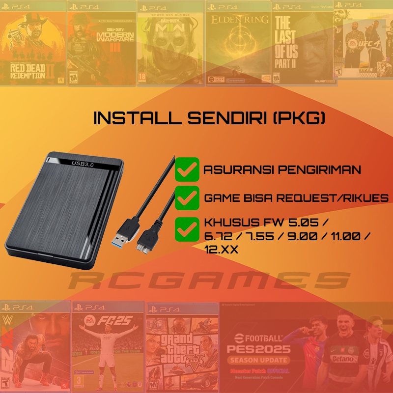 Jual HDD HARDISK PS4 HEN EXTERNAL PKG (INSTAL SENDIRI) | Shopee Indonesia