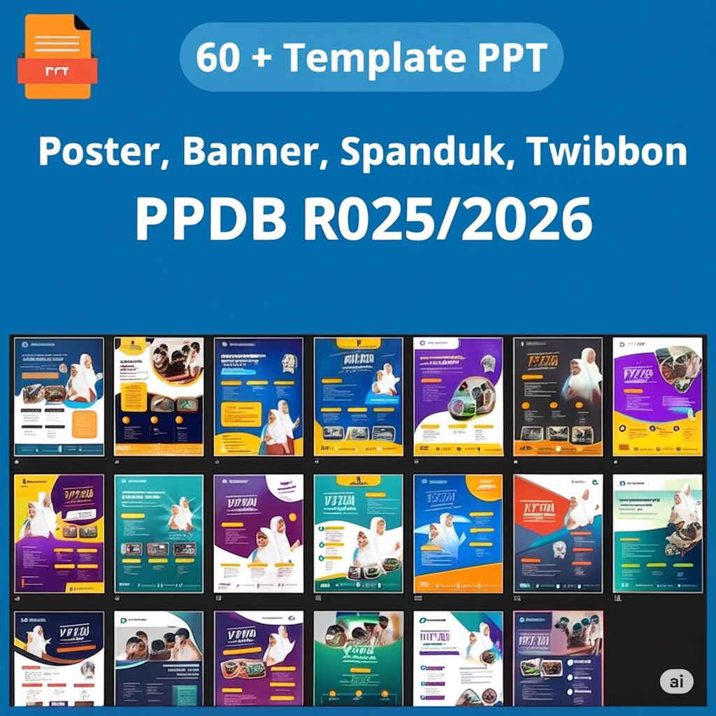 Jual Template Spanduk PPDB 2025/2026 PPT Tinggal Ganti & Edit | Shopee ...