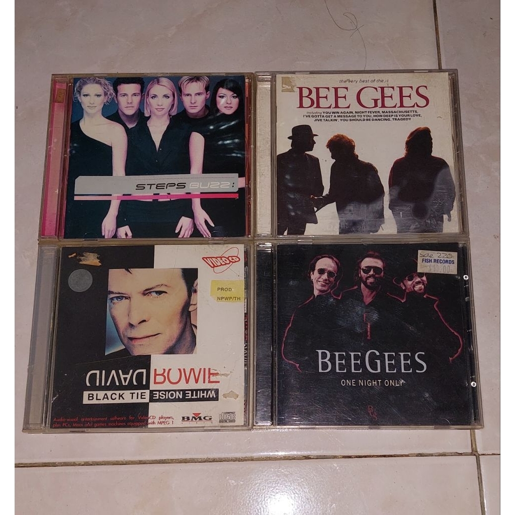 Jual cd dan vcd STEPS-Buzz / BEE GEES-The Very Best Of (2) / DAVID ...