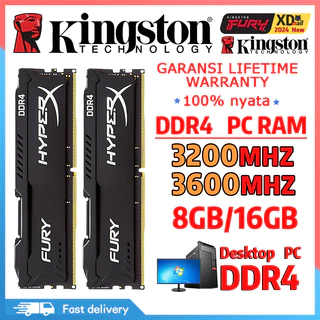 Jual Komputer Desktop-Kingston Desktop PC Ram DDR4 8GB 16GB PC4-25600 ...
